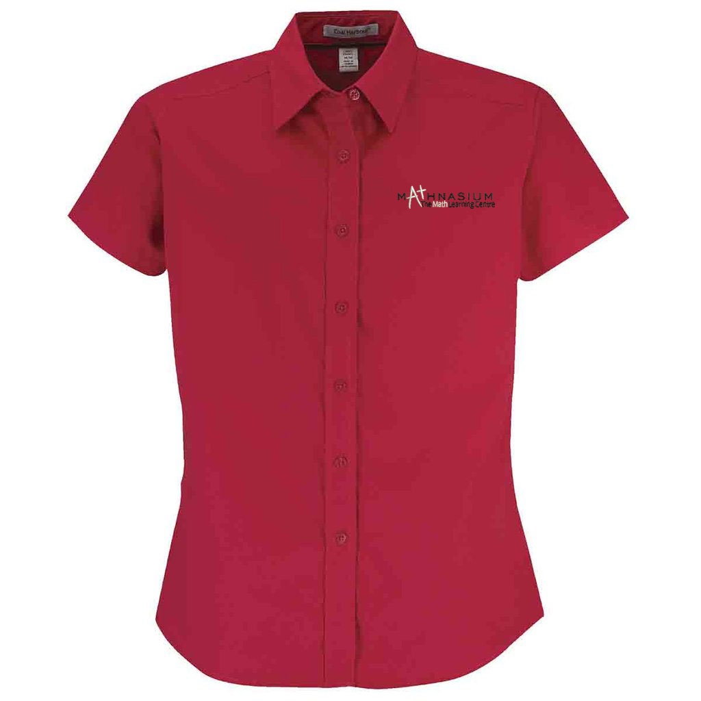 Mathnasium. Mathnasium Ladies Short Sleeve Dress Shirt