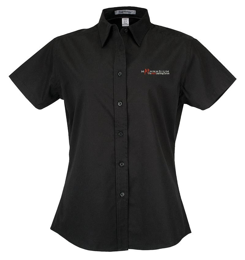 Mathnasium. Mathnasium Ladies Short Sleeve Dress Shirt